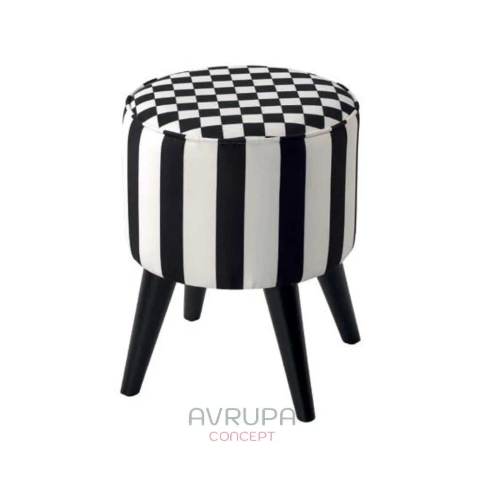 Yuvarlak Retro Puf Modelleri - Avrupa Concept